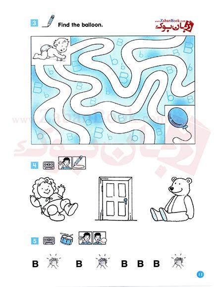 کتاب آموزش زبان انگلیسی کودکان Tiny Talk ABC Work Book - فروشگاه کتاب زبان بوک