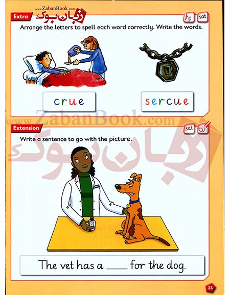 کتاب آموزش زبان کودکان Nelson Phonics 2- Spelling And Handwriting ...